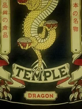 Brisco | Shirts | Brisco Ramen Temple Dragon Graphic Tshirt Black ...